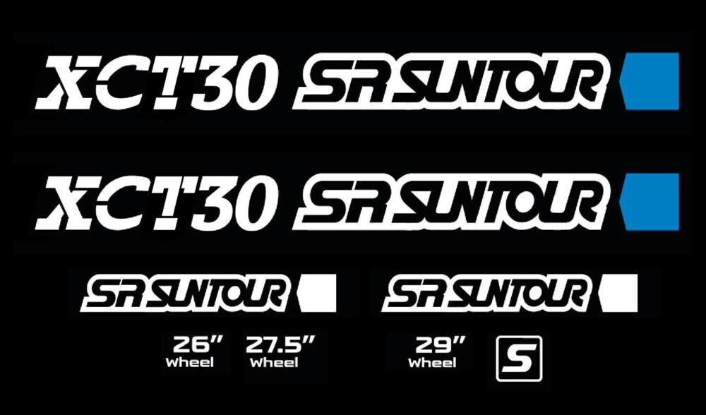 Pegatinas para Horquilla Sr Suntour XCT 30 27,5 en vinilo adhesivo ...